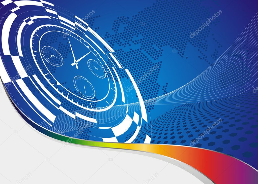 Abstract time frame — Stock Vector © vberla #12072078