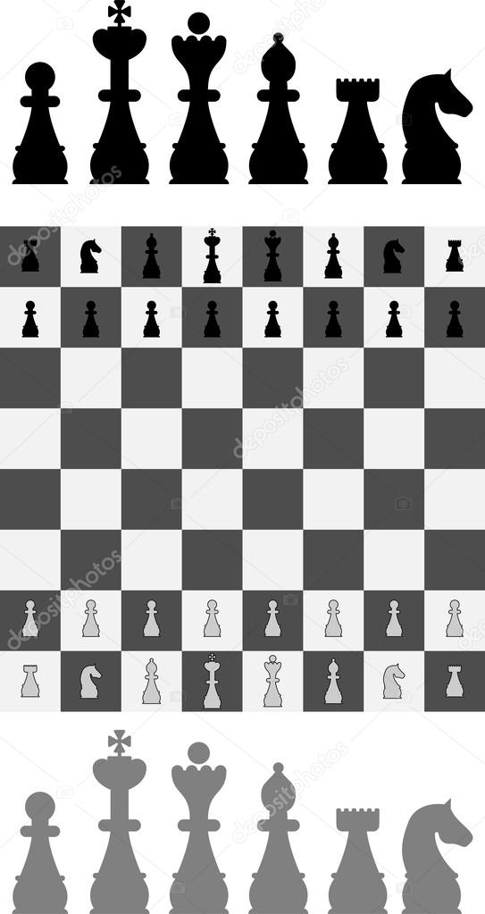 Chess set Stock Vector Image by ©AlexCiopata #43085807