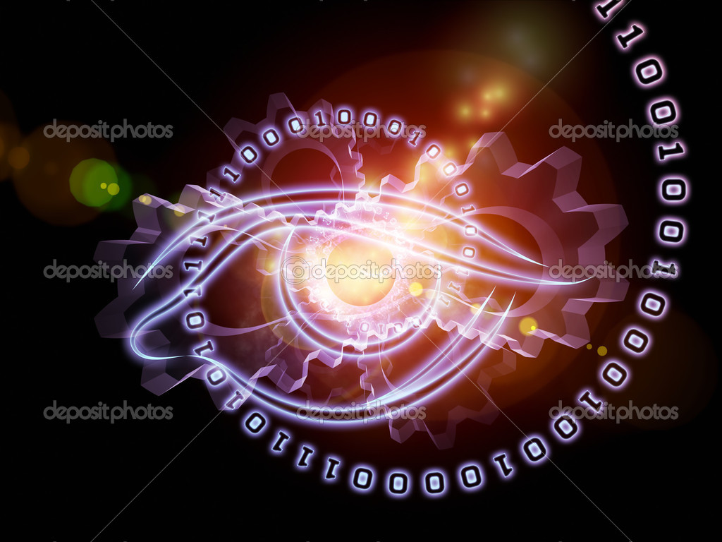 Eye of digits — Stock Photo © agsandrew #13504180