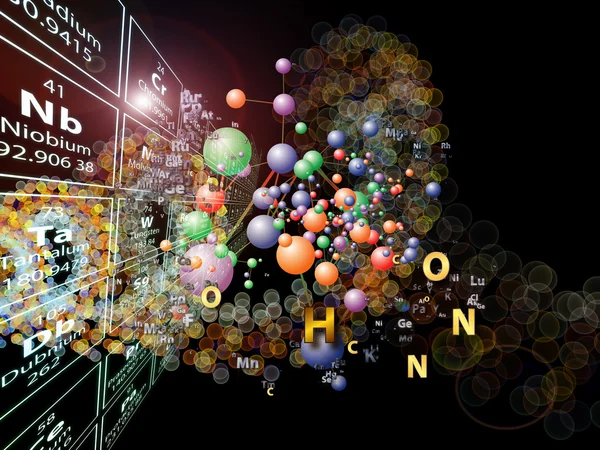 Colorful Chemical Elements — Stock Photo © agsandrew #13726046