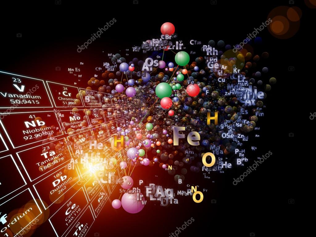 Visualization of Chemical Elements Stock Photo by ©agsandrew 13559918