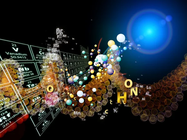 Colorful Chemical Elements — Stock Photo © agsandrew #13726046