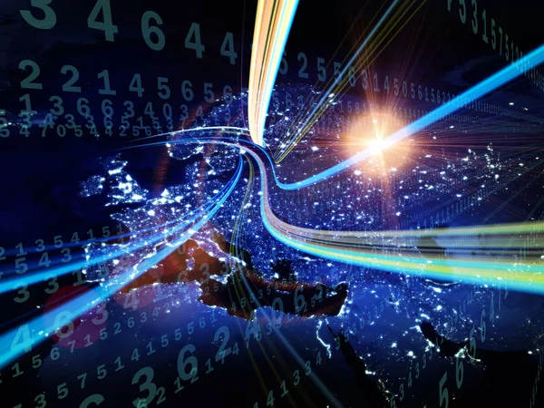 Propagation of Information Stream - Stock Image - Everypixel