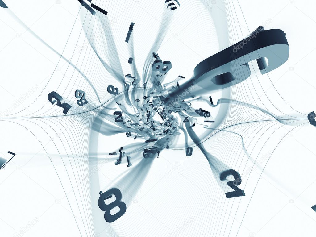 Number Burst Abstraction — Stock Photo © agsandrew #14805729