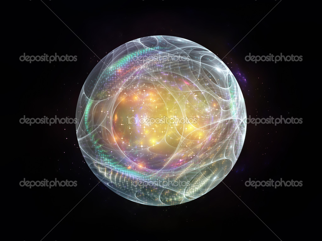 Fractal Sphere Backdrop Stock Photo by ©agsandrew 18991079