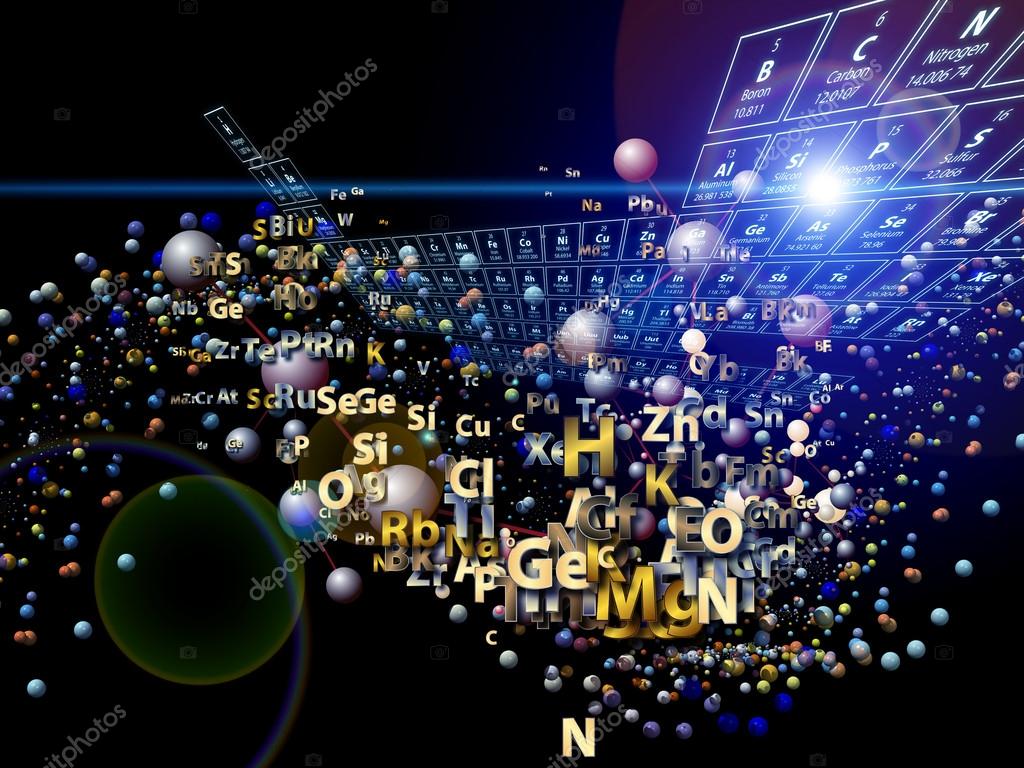 Colorful Chemical Elements — Stock Photo © agsandrew #22140035