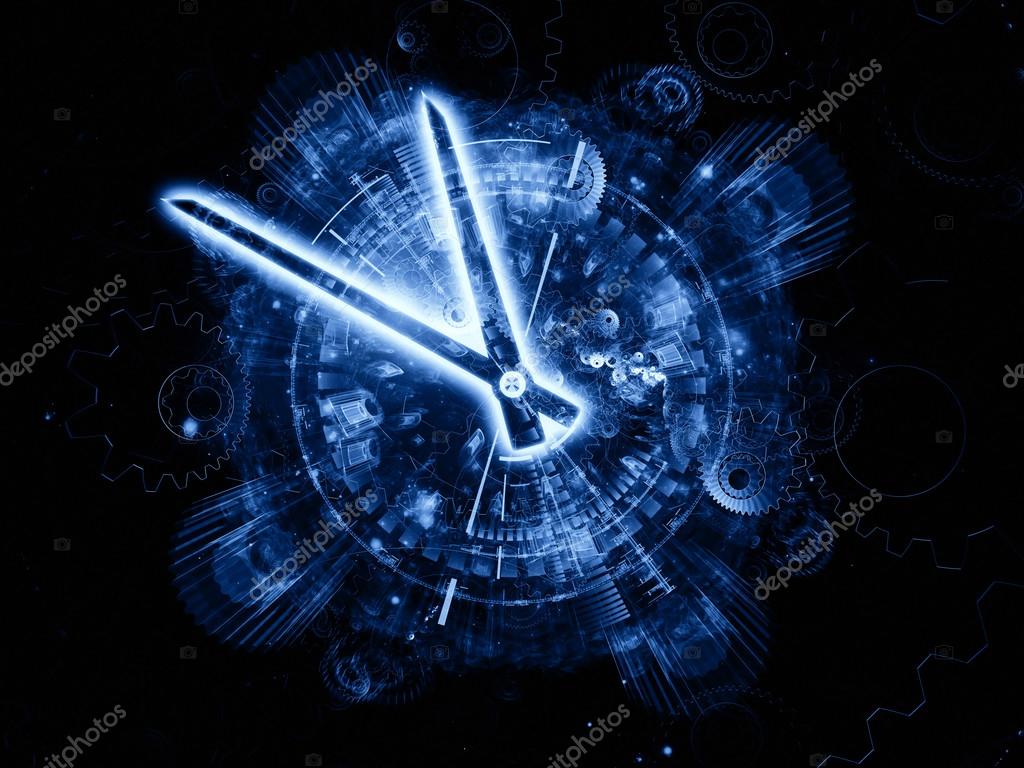 Abstract Clock Wallpaper
