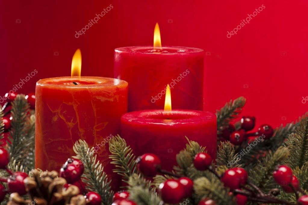 Red advent wreath with candles — Stock Photo © a41cats #27994957 Red advent wreath with candles — Stock Photo © a41cats #27994957