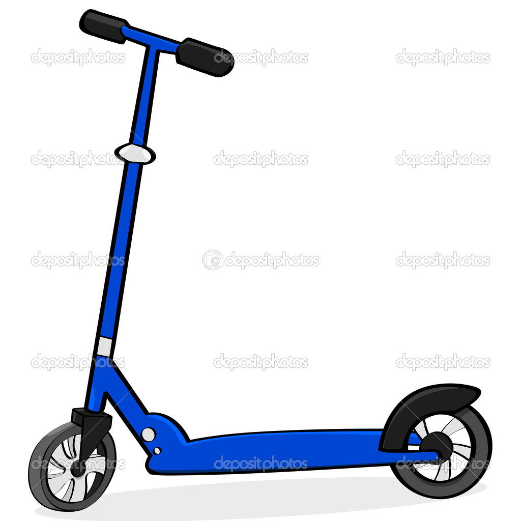 Scooter de dibujos animados Vector de stock #17603803 de ©bruno1998