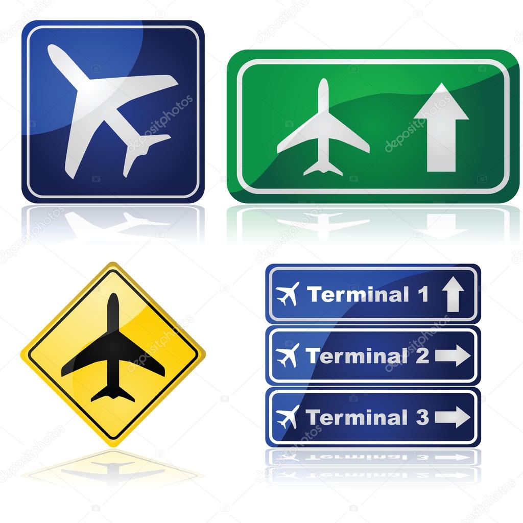 Airport Guide Signs