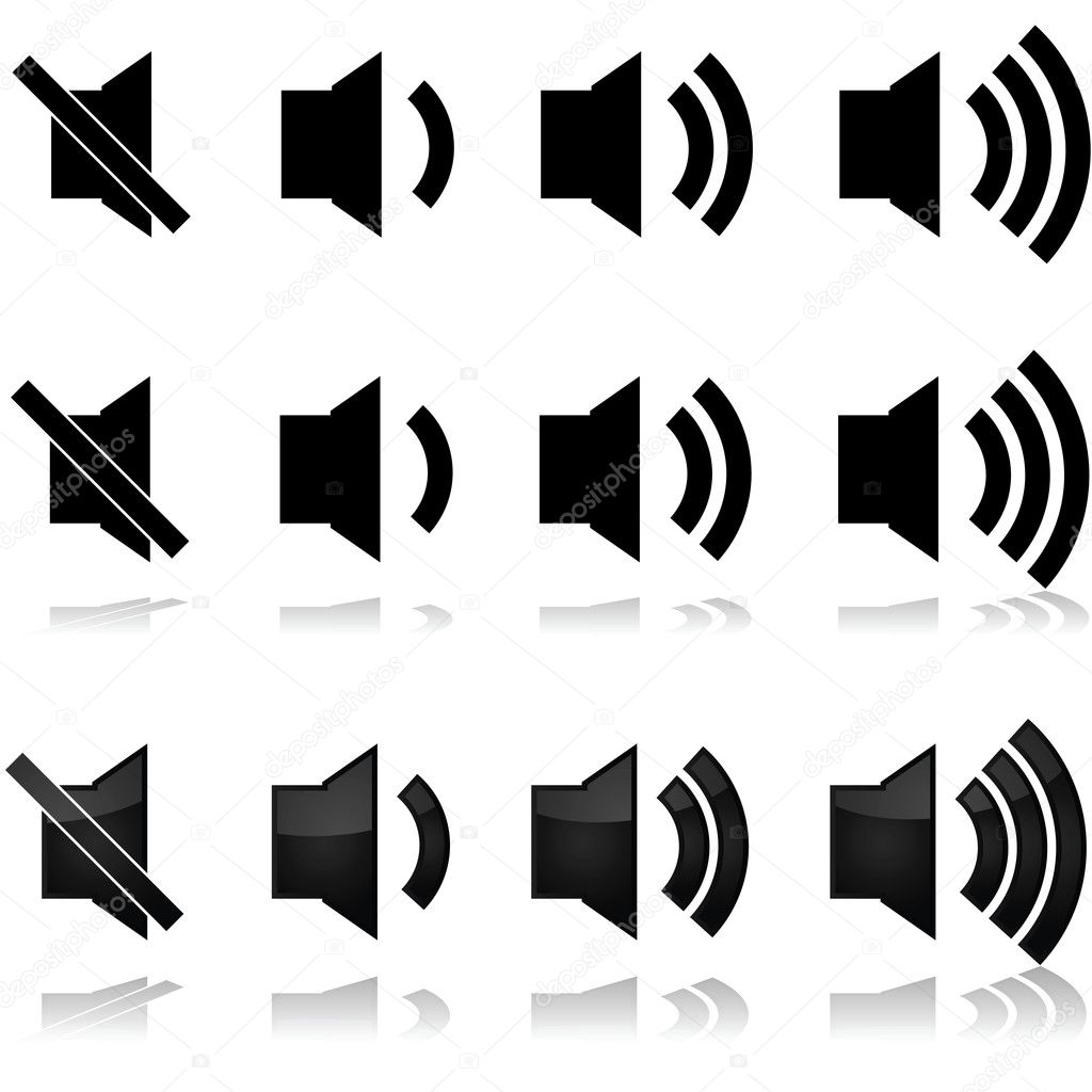 Volume levels — Stock Vector © bruno1998 #39319551