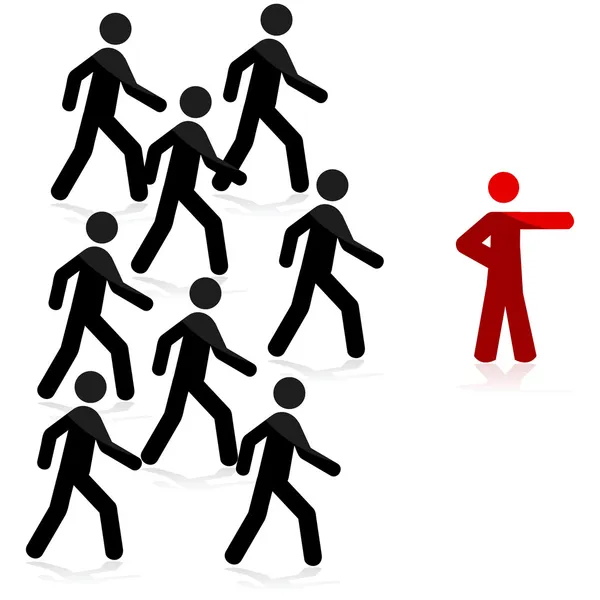 Suivre le leader images vectorielles, Suivre le leader vecteurs libres ...