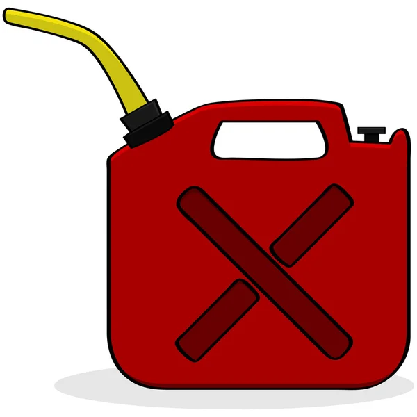 Gas tank cartoon — Stock Vector © lineartestpilot #19764567