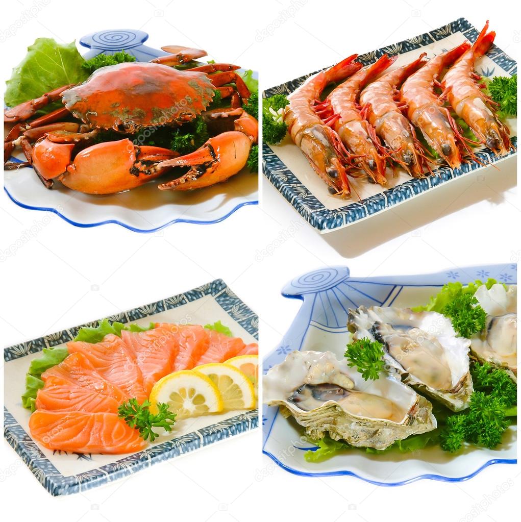 Steamboat food collection. chinese food — Stock Photo © heinteh #46734067