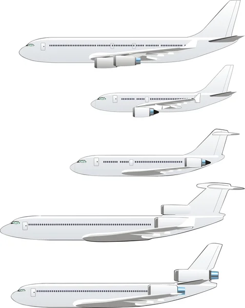 Airbus A350 — Stock Vector © EREMKING #9282862