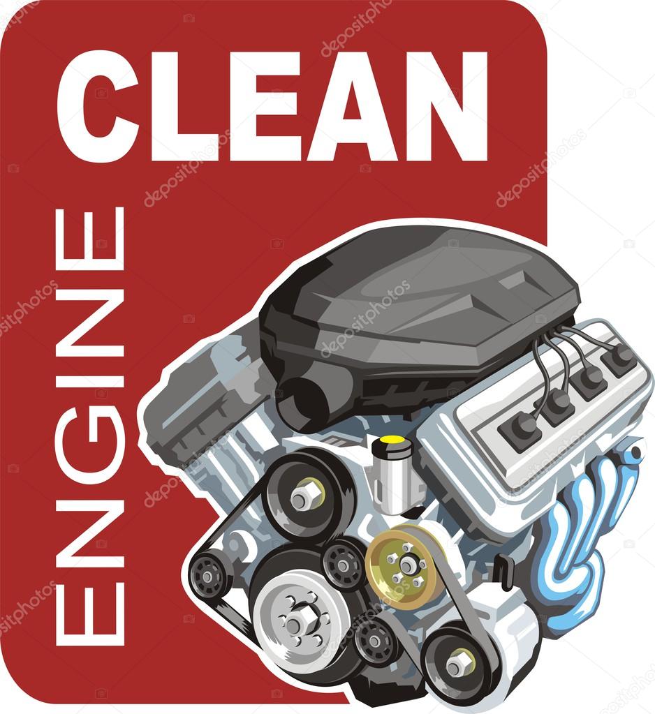 Engine clean Stock Vector Image by ©kokandr #38244311