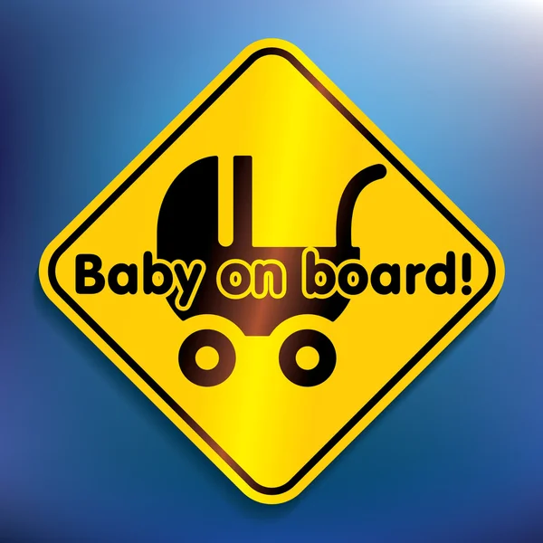 Baby on board sticker Stock Vector Image by ©lajo_2 #42612435