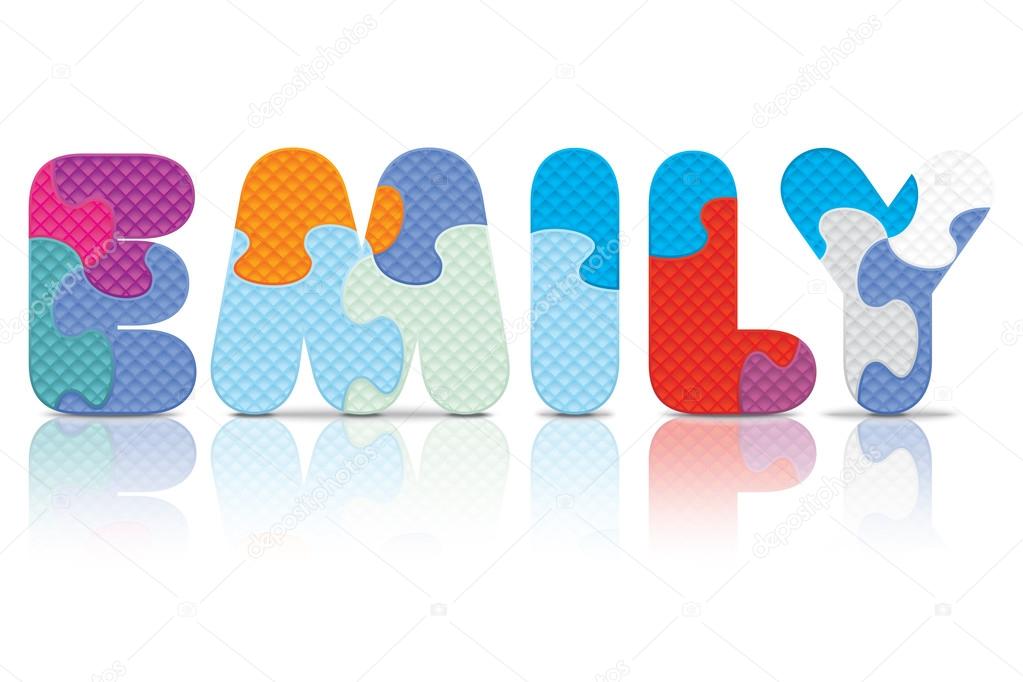 Bubble Letters Emily Images