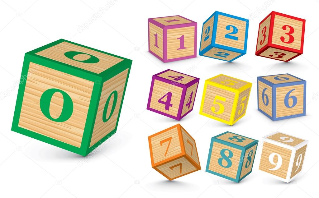 Number Blocks Clipart