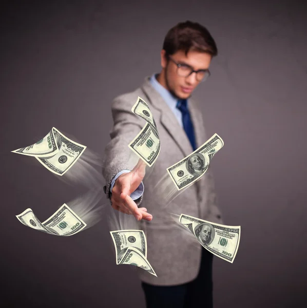 People Throwing Money