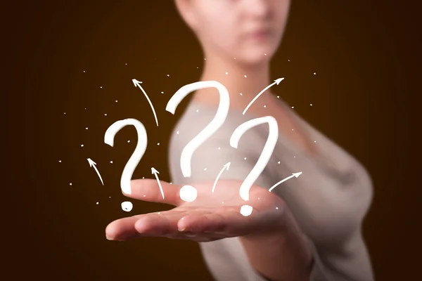 Questioning woman Stock Photos, Royalty Free Questioning woman Images ...