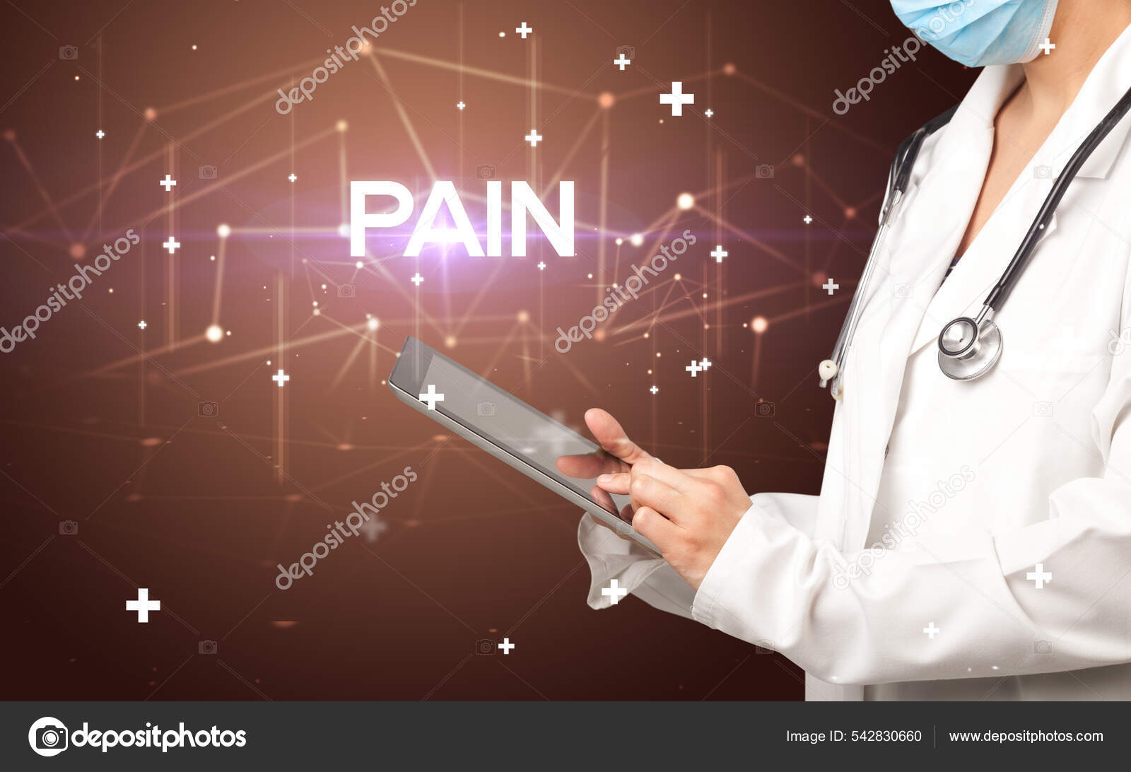 Doctor fills out medical record Stock Photo by ©ra2studio 542830660