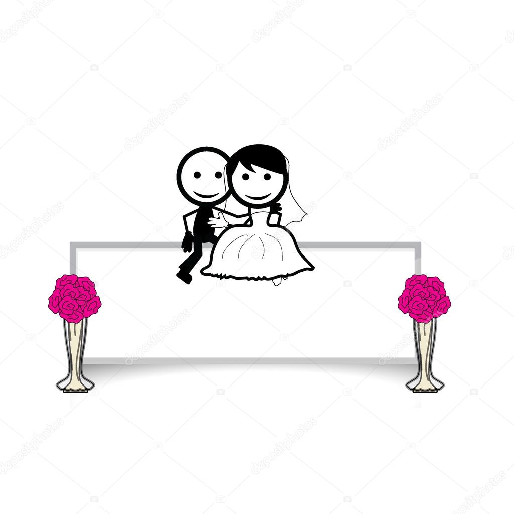 Stick Figure Wedding