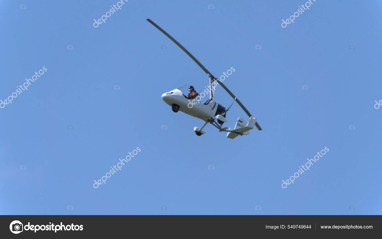 Balashikha Russia Black Airfield May 2021 Gyroplane Gyro Classic ...