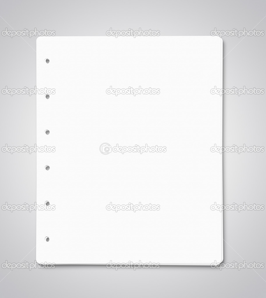 Blank paper sheets with clipping path — Stock Photo © Rangizzz #12288709