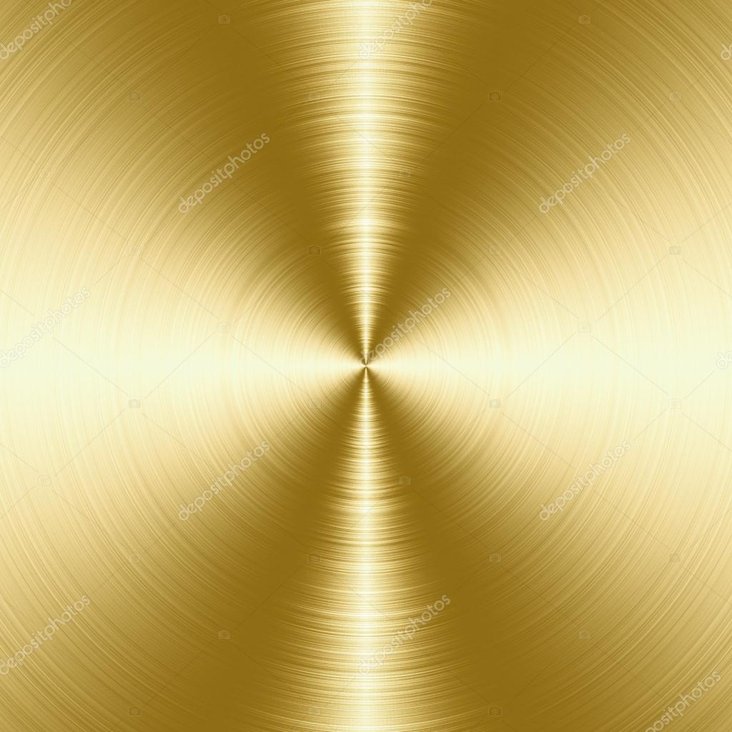 Brushed Metal Texture Gold