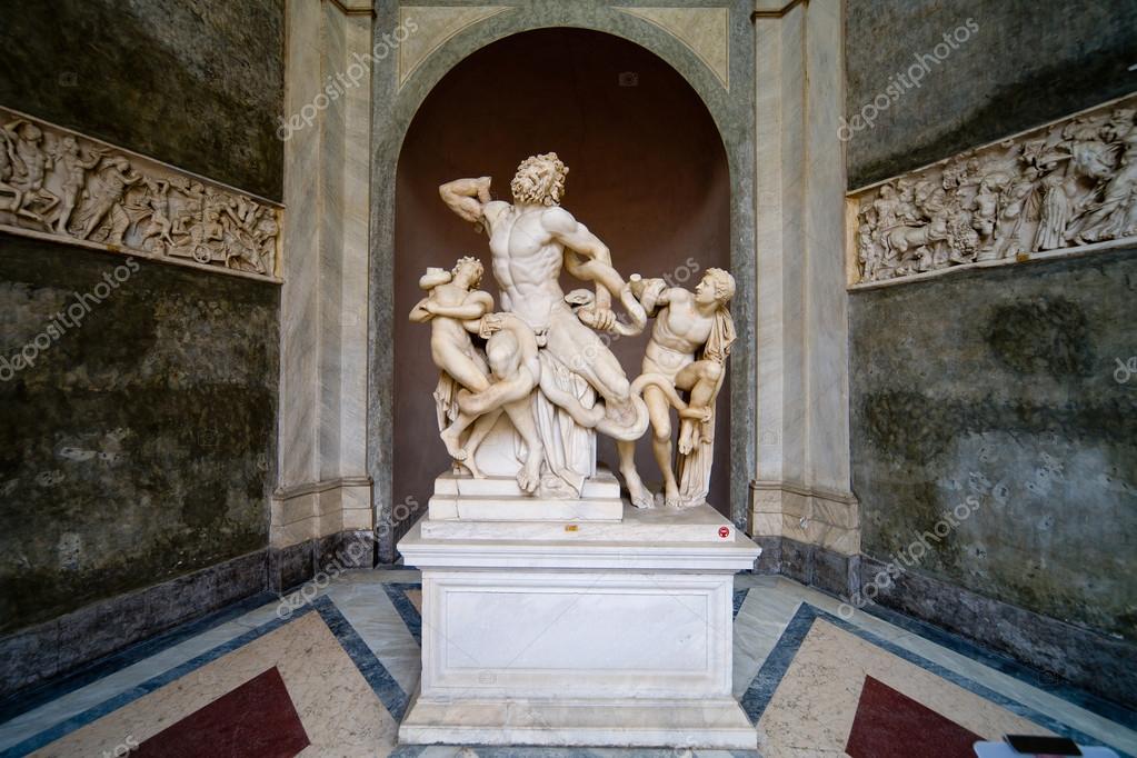 Laokoon und seine Söhne-Statue im Vatikan museum — Stockfoto © scaliger ...