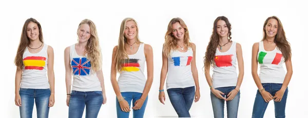 Women are different countries Stock Photos, Royalty Free Women are ...