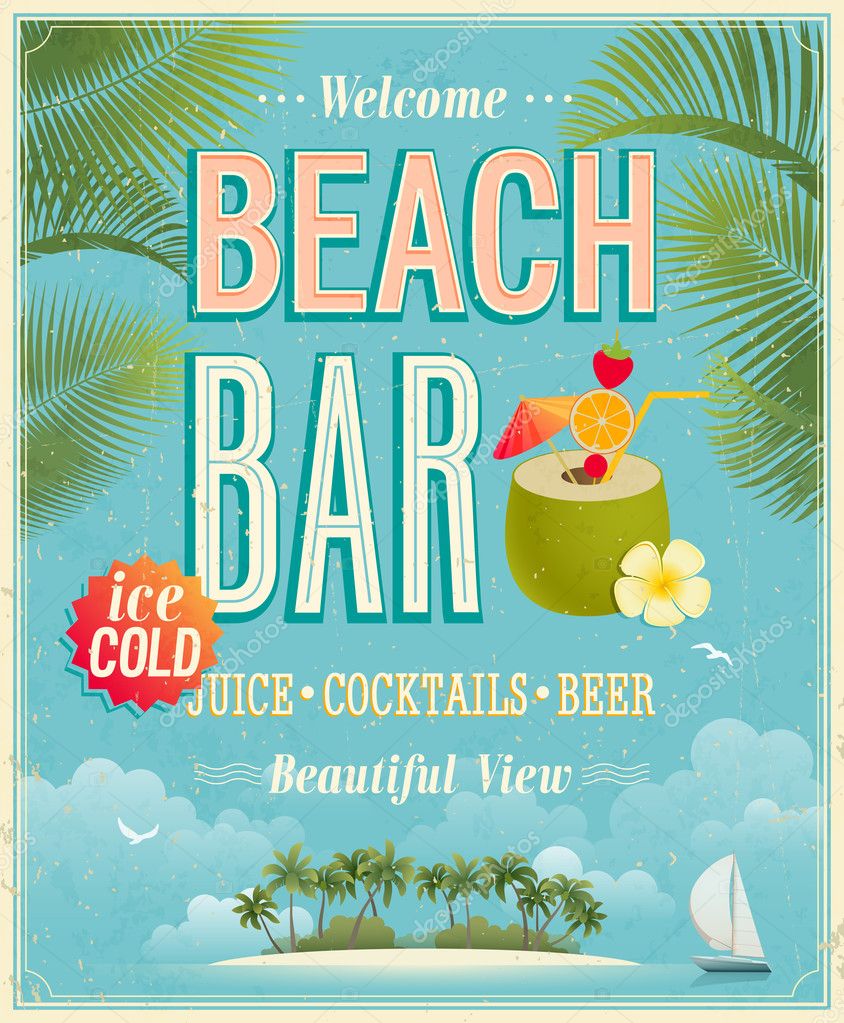 Retro Beach Posters