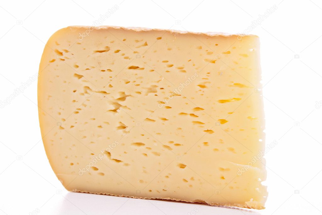 Isolated cheese — Stock Photo © studioM #19966139