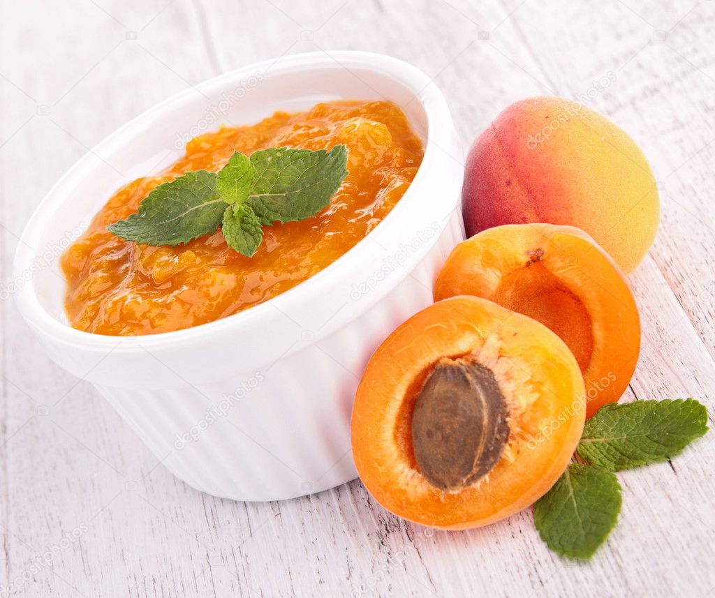 Apricot compote, jam Stock Photo by ©studioM 29097925 Apricot compote, jam Stock Photo by ©studioM 29097925