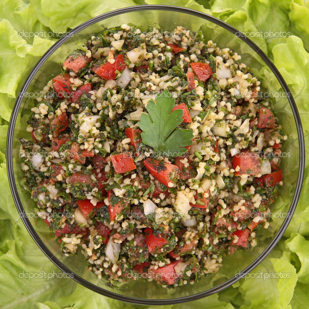 Tabbouleh lebanês — Fotografias de Stock © studioM #29166443
