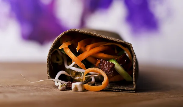 raw food wrap - Stock Image - Everypixel