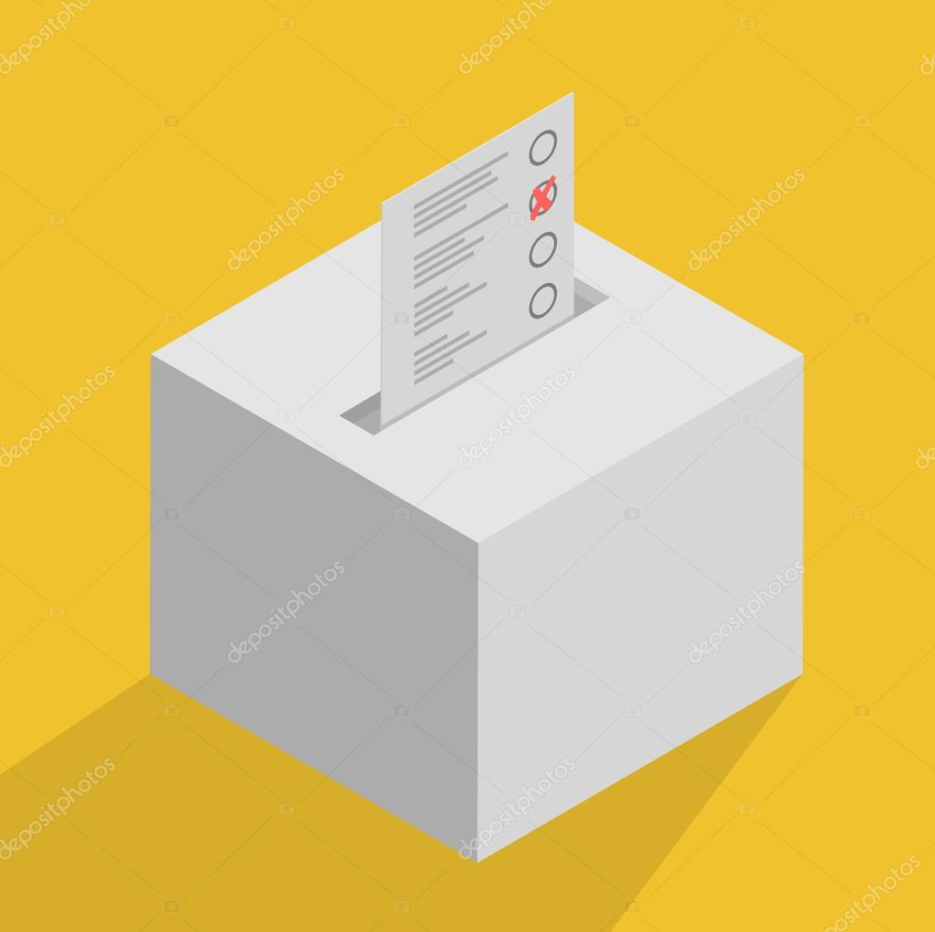 Caja de votación vector, gráfico vectorial © unkreatives imagen #29992563