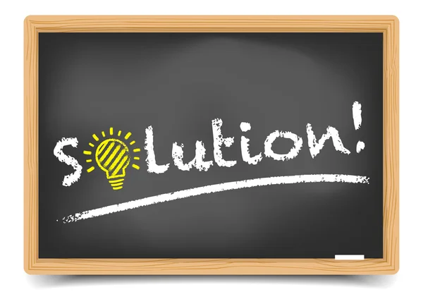 Blackboard Problem Idea Solution — Stock Vector © unkreatives #47323525