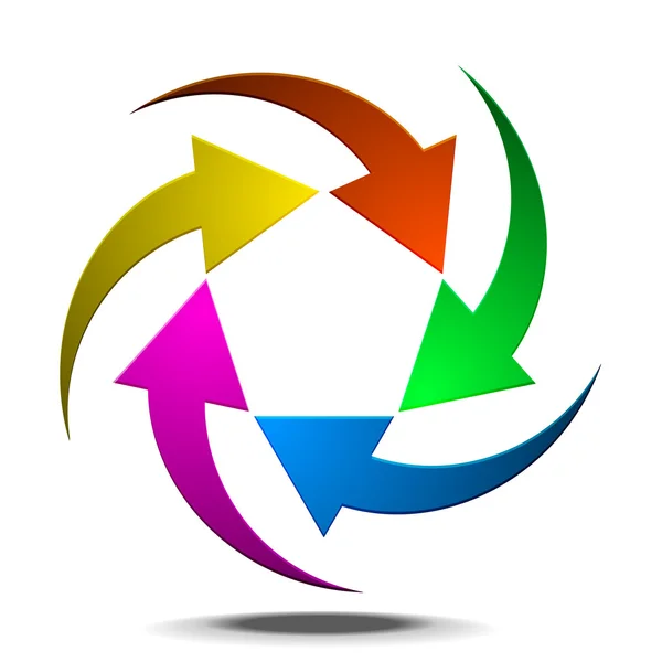 Five arrows Vector Art Stock Images | Depositphotos