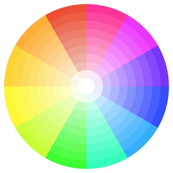 Color wheel chart Vector Art Stock Images | Depositphotos