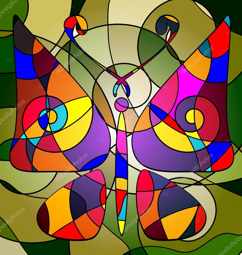 Abstract background butterfly — Stock Vector © dankalilly #12632662