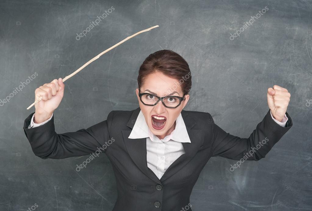 Angry screaming teacher — Stock Photo © DarkBird #29360617 Angry screaming teacher — Stock Photo © DarkBird #29360617