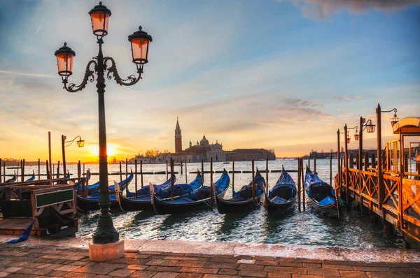 Gondolas floating in the Grand Canal — Stock Photo © AndreyKr #17931475