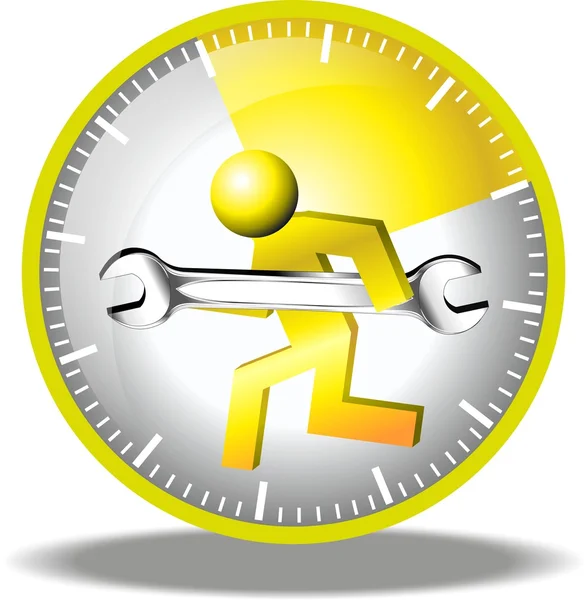 24 hour maintenance button — Stock Photo © art1art #5802522