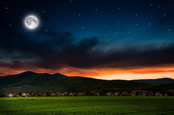Beautiful night scenery Stock Photos, Royalty Free Beautiful night ...