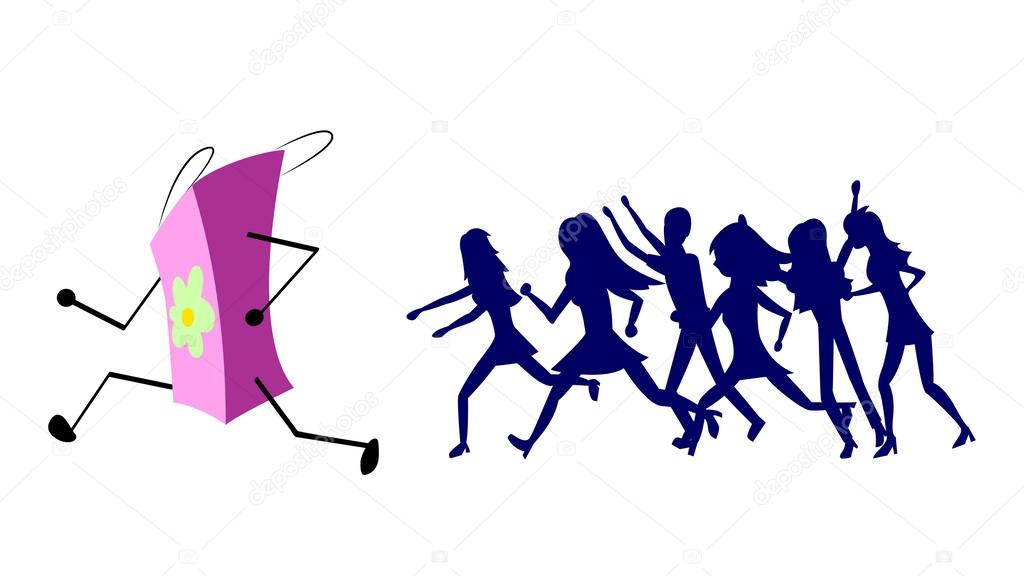 Running bag Stock Illustration by ©ilterriorm #40214807