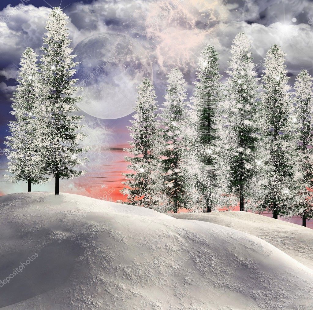 Winter landscape — Stock Photo © Ellerslie #12454482