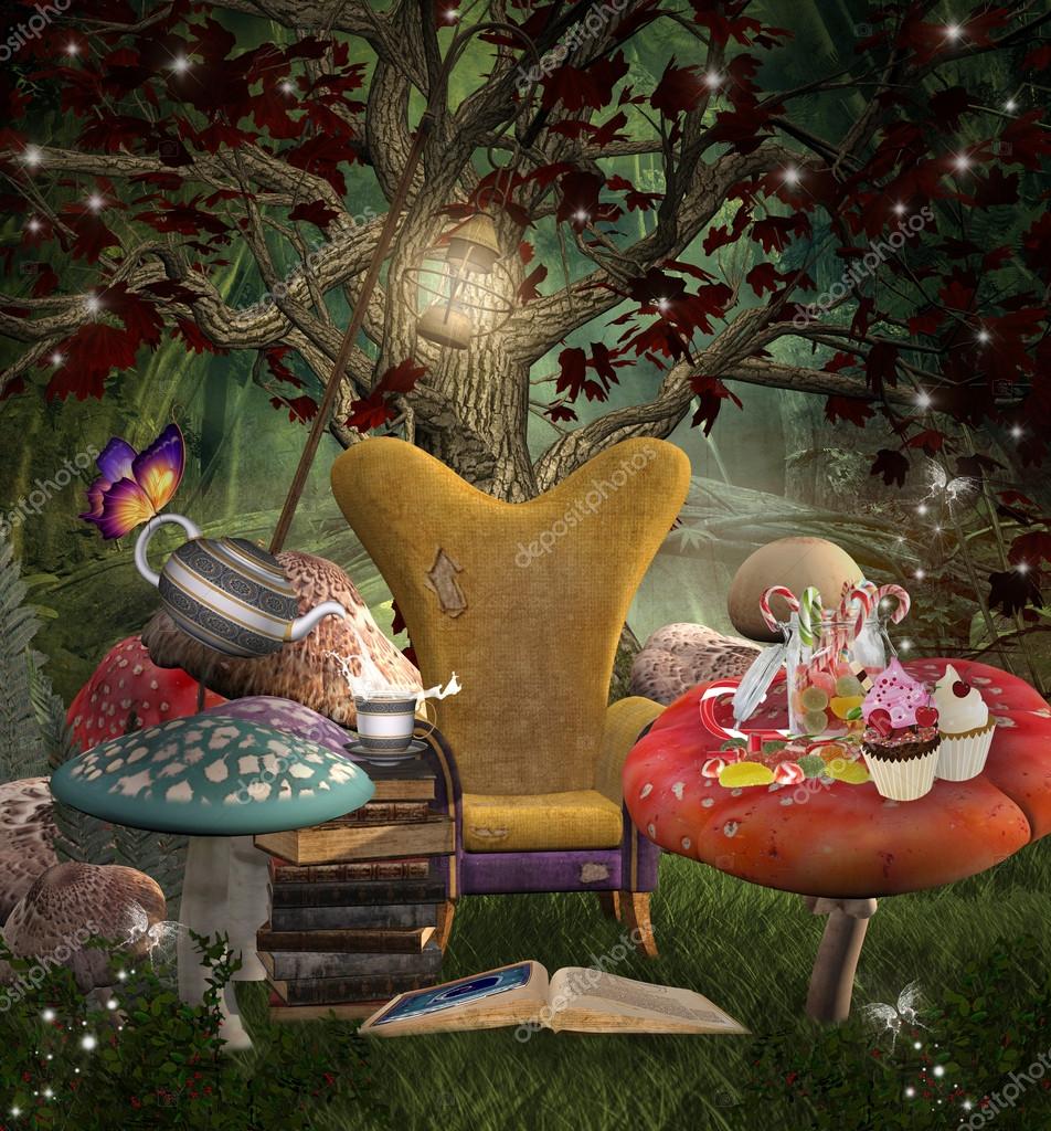 Midsummer night's dream series - A place for reading — Stock Photo ...