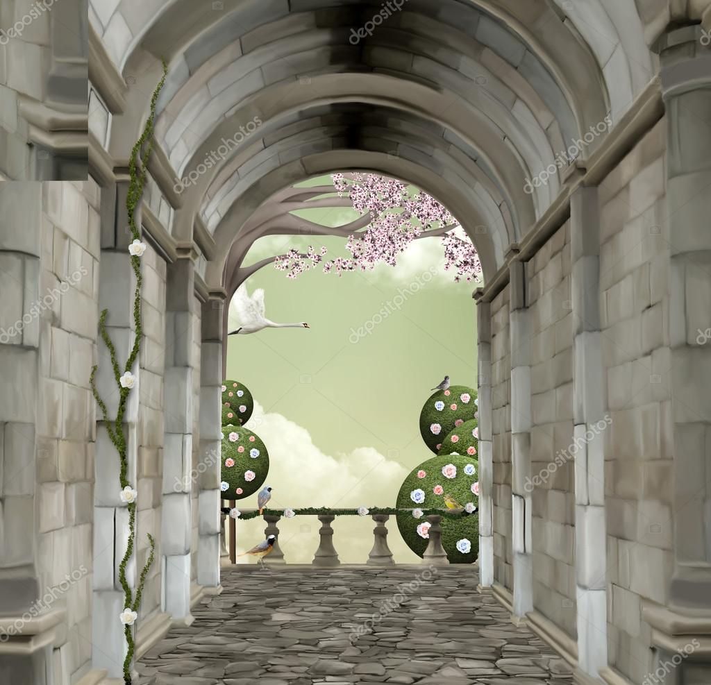 Romantic castle room — Stock Photo © Ellerslie #28966465